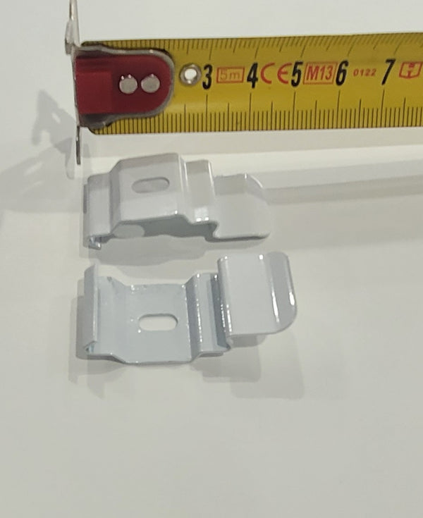 VERTICAL BLIND TRACK CEILING RECESS SPRING CLIPS METAL SILVER 5 PACK ...